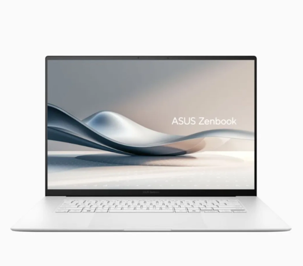 Ноутбук ASUS Zenbook 16 Air, Intel Core Ultra 7 258V, 32ГБ/1ТБ, 16" 2.8K OLED/120Hz, Белый, RU раскладка