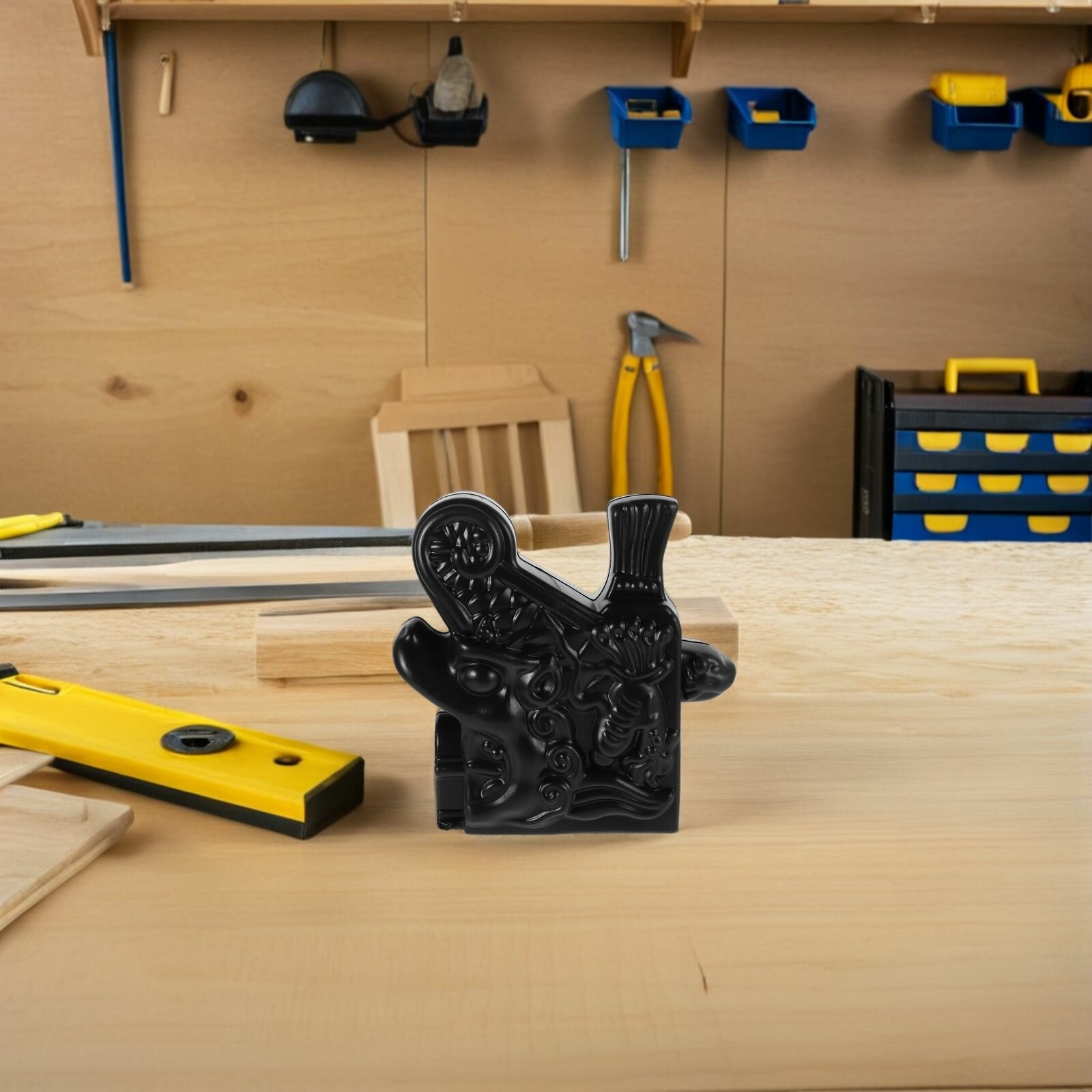 Черные пластиковые декоративные кровельные плитки китайского стиля для оформления