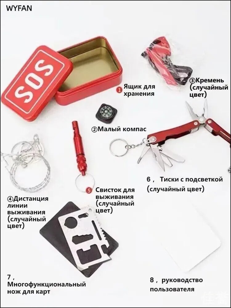 Эксклюзивный набор для экстремального выживания в полевых условиях