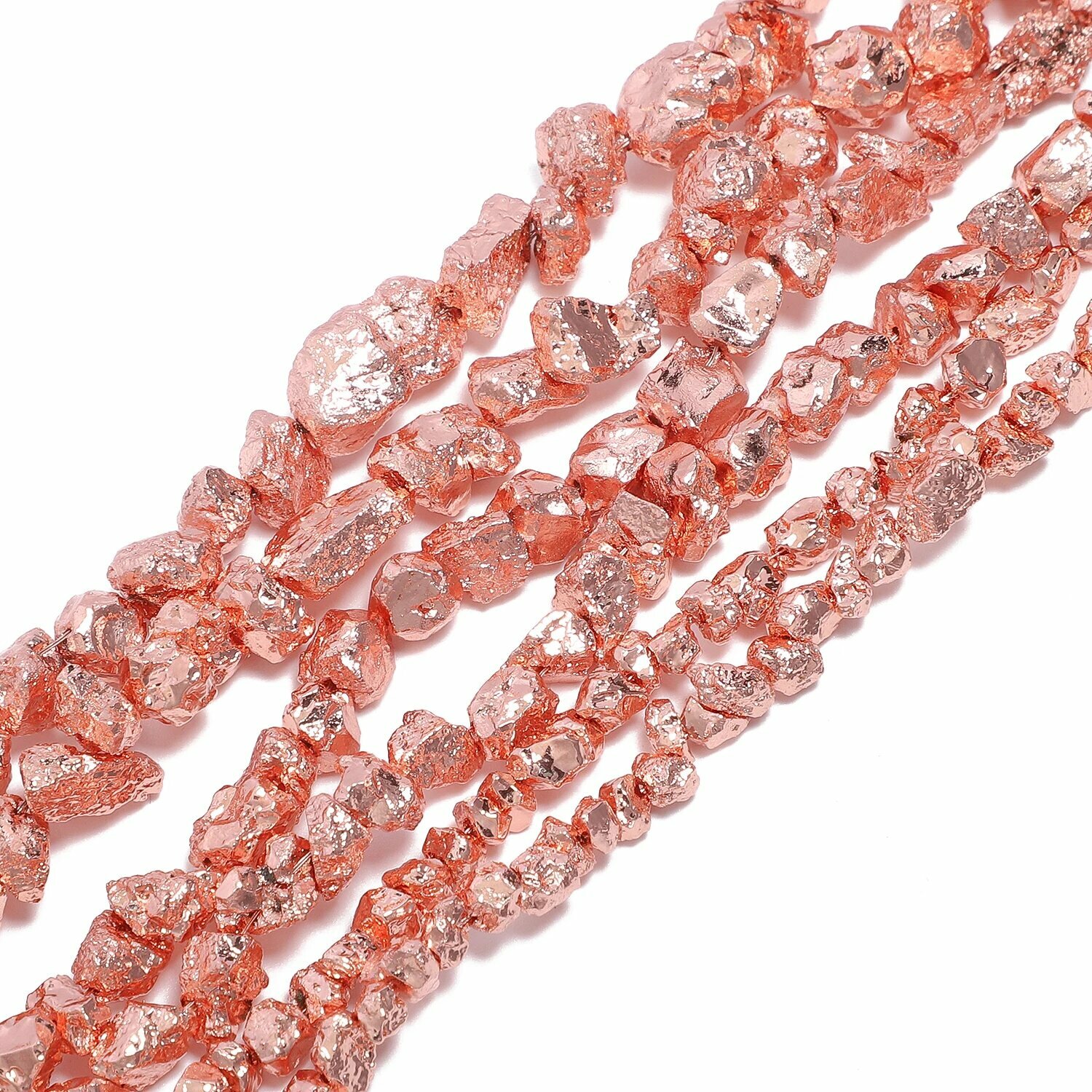 Бусины из пирита GMB724 3-5/4-7/5-8 мм Розовый, 4-7mm about 70pcs, Color4