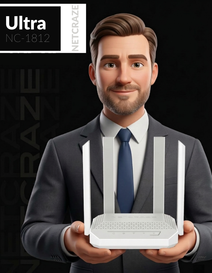 Wi-Fi роутер Netcraze Ultra NC-1812