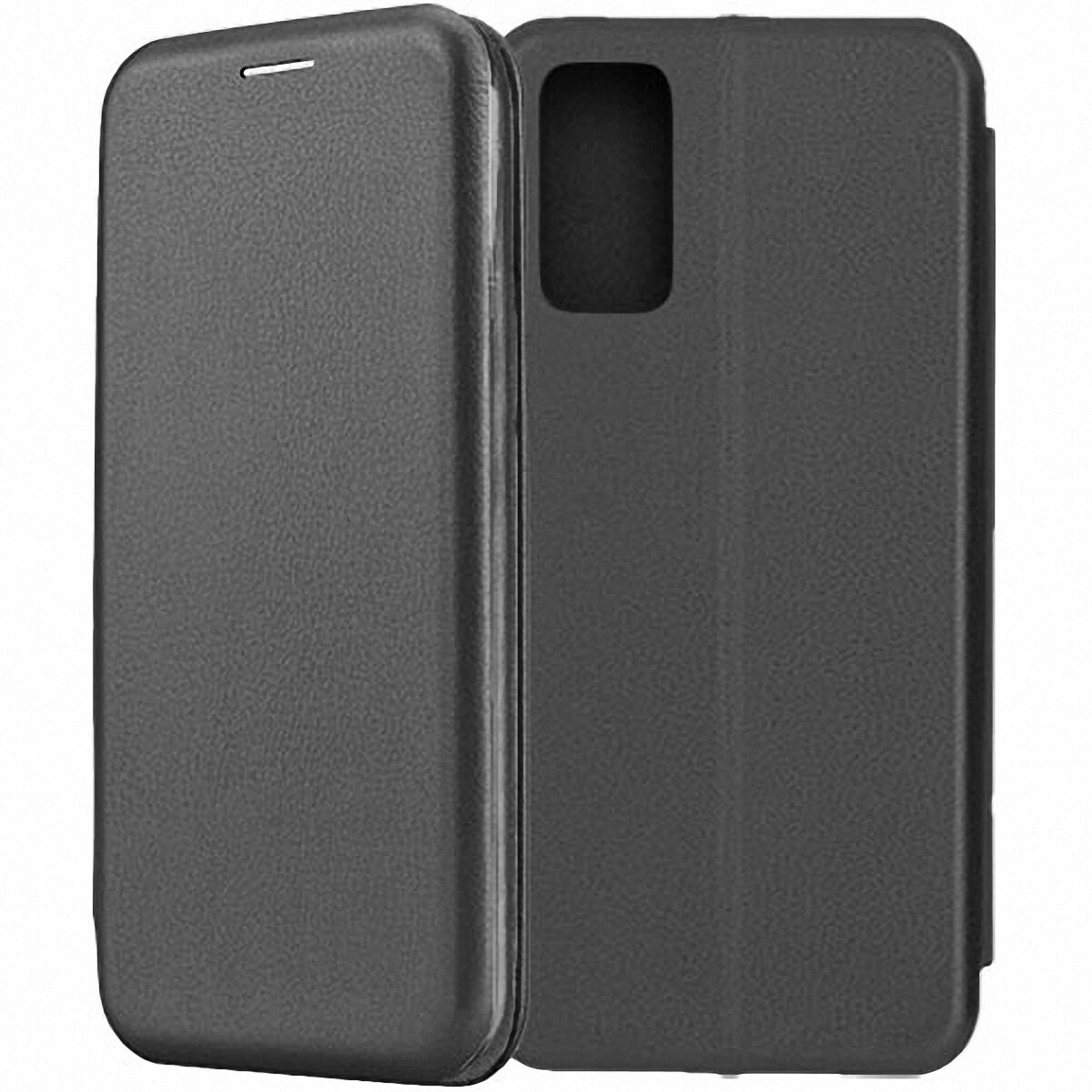 Чехол-книжка для Samsung Galaxy S20 G980 черный / подставка, отделение для карт