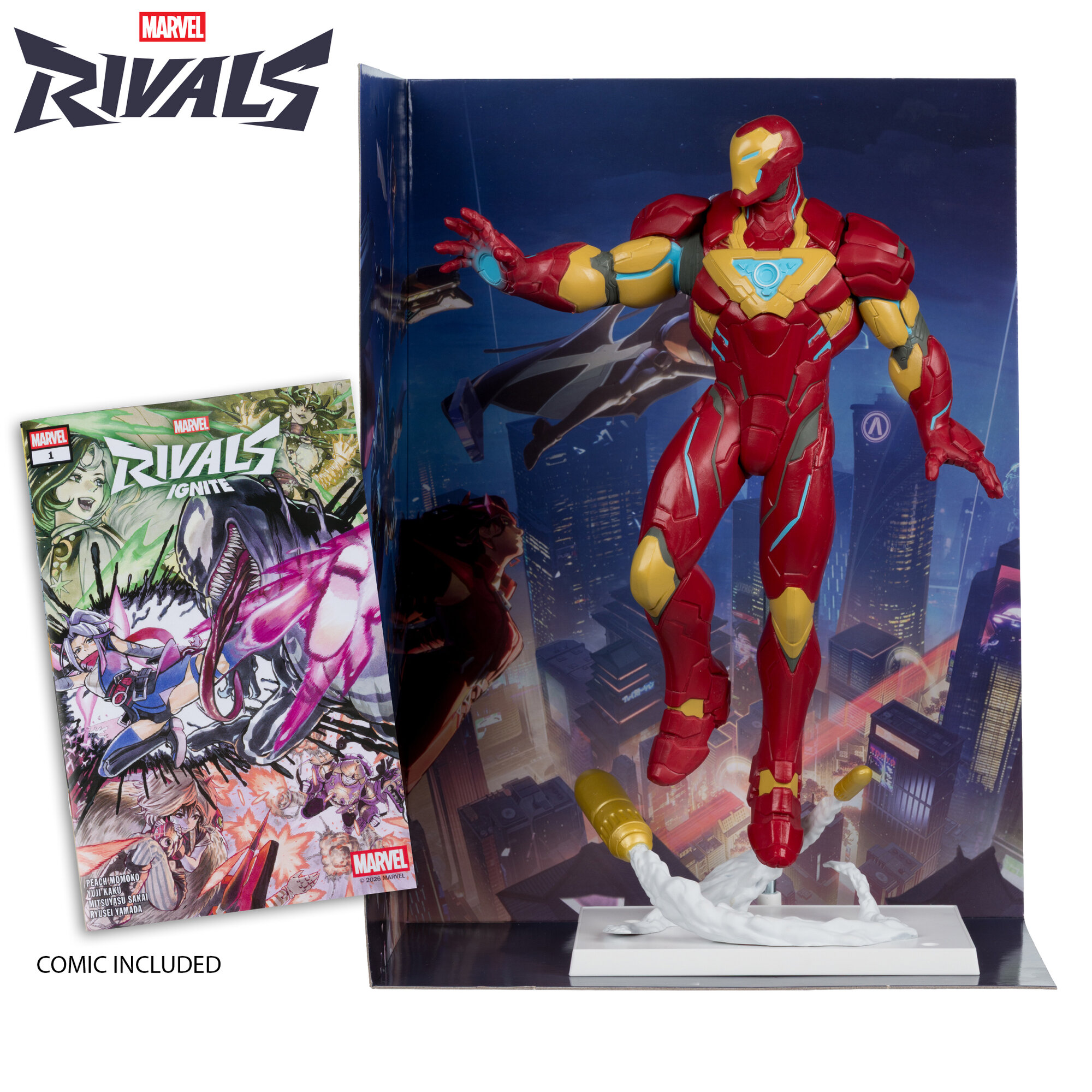 Фигурка Железный Человек "Marvel Rivals" 30 см от McFarlane Toys коллекционная