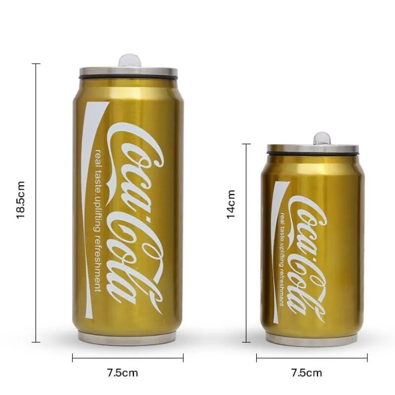 Термокружка Coca-Cola 0.5 л красная, стальная, сохраняет тепло и холод до 6 часов — фото 1