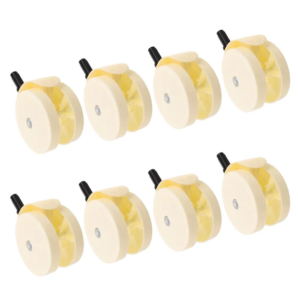 Коляски, 8 Колес, Из Пластика, Для Замены с Тихим Движением