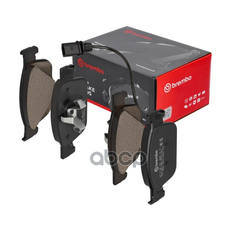 Колодки тормозные дисковые, комплект Brembo арт. P85153