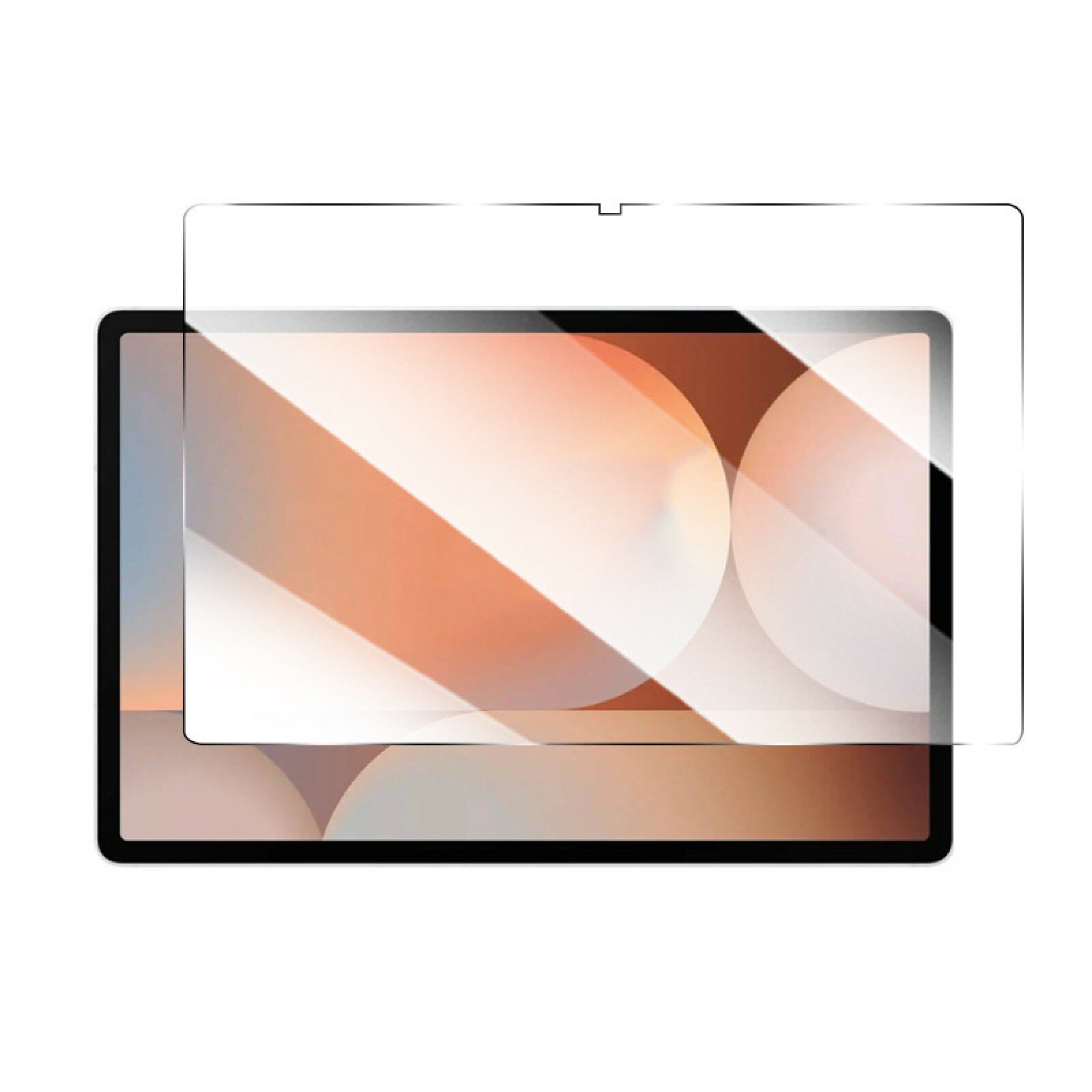 Защитное закалённое противоударное стекло MyPads Forti Glass для Samsung Galaxy Tab S10 Plus с олеофобным покрытием