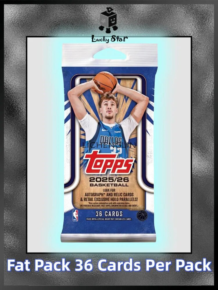 Topps 2025-26 Flagship Basketball: Фат-пак NBA ,1пакетов (36 карточки) fat pack