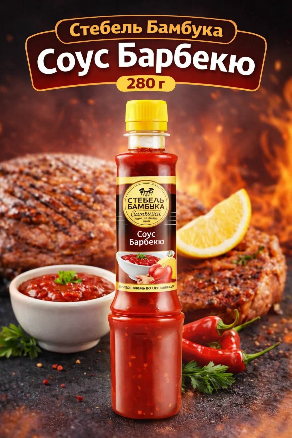 Стебель Бамбука Соус Барбекю 280 г