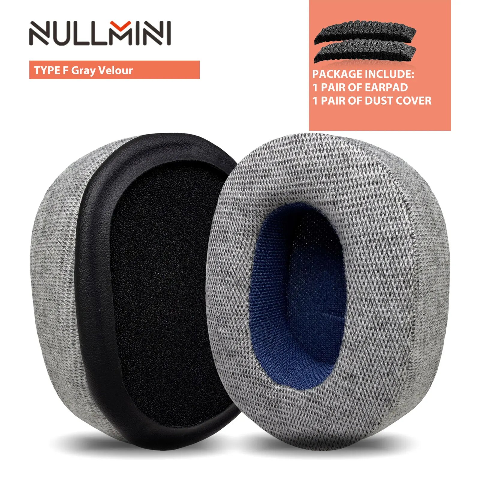 Амбушюры nullmini для Logitech G Pro X из охлаждающего геля Type F