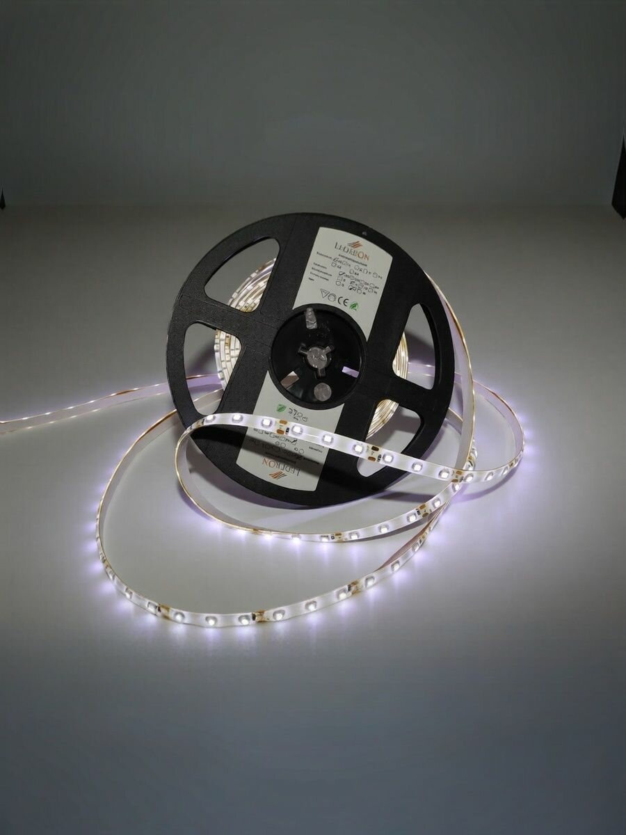 Светодиодная лента 5 метров Lederon 3528 60/м IP65 4.8w 12v арт.13974