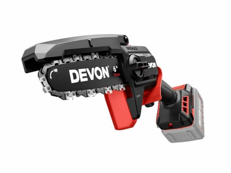 Аккумуляторная цепная пила DEVON 4559-LI-20 без аккумулятора и ЗУ