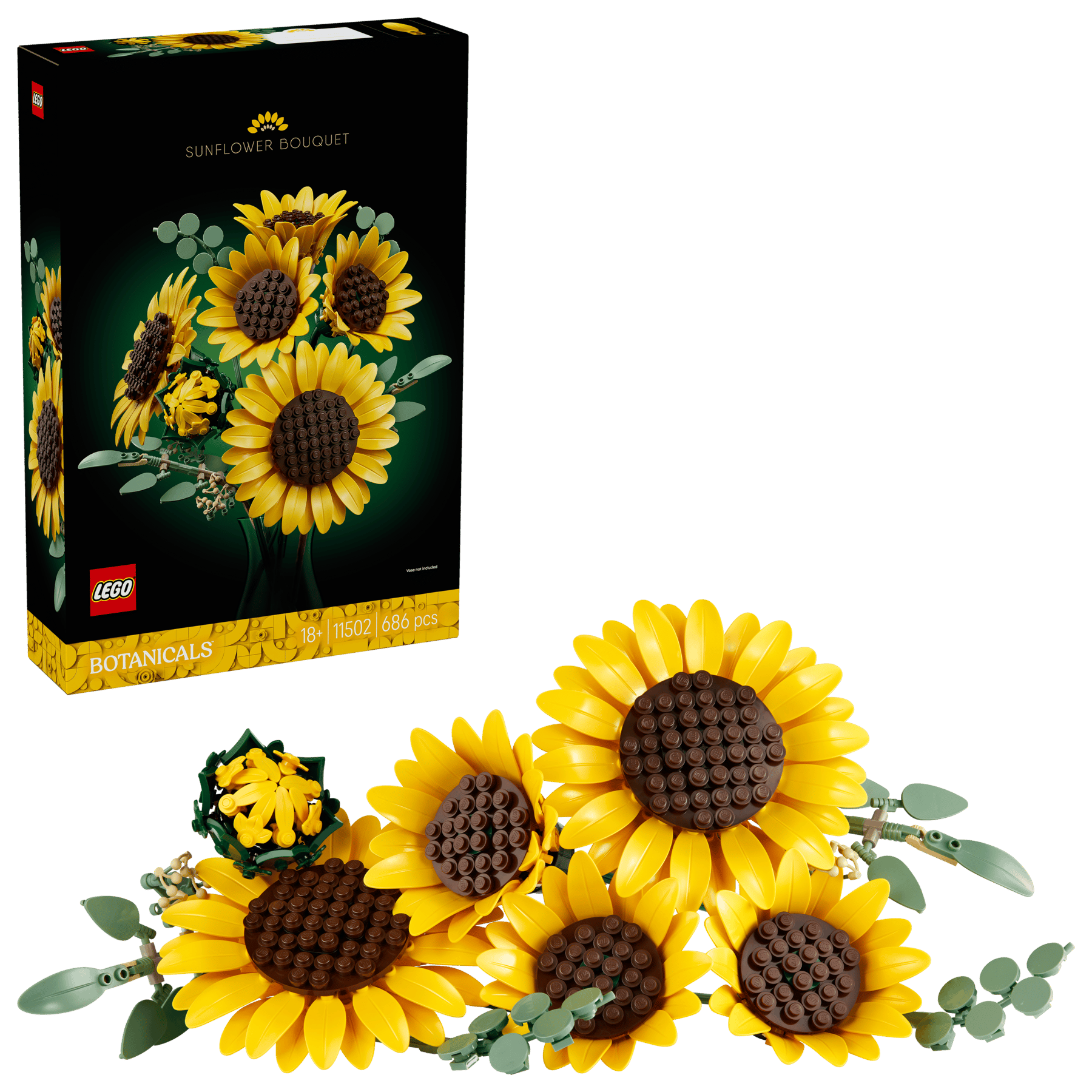 Конструктор LEGO Botanicals 11502 Букет подсолнухов, 686 дет.