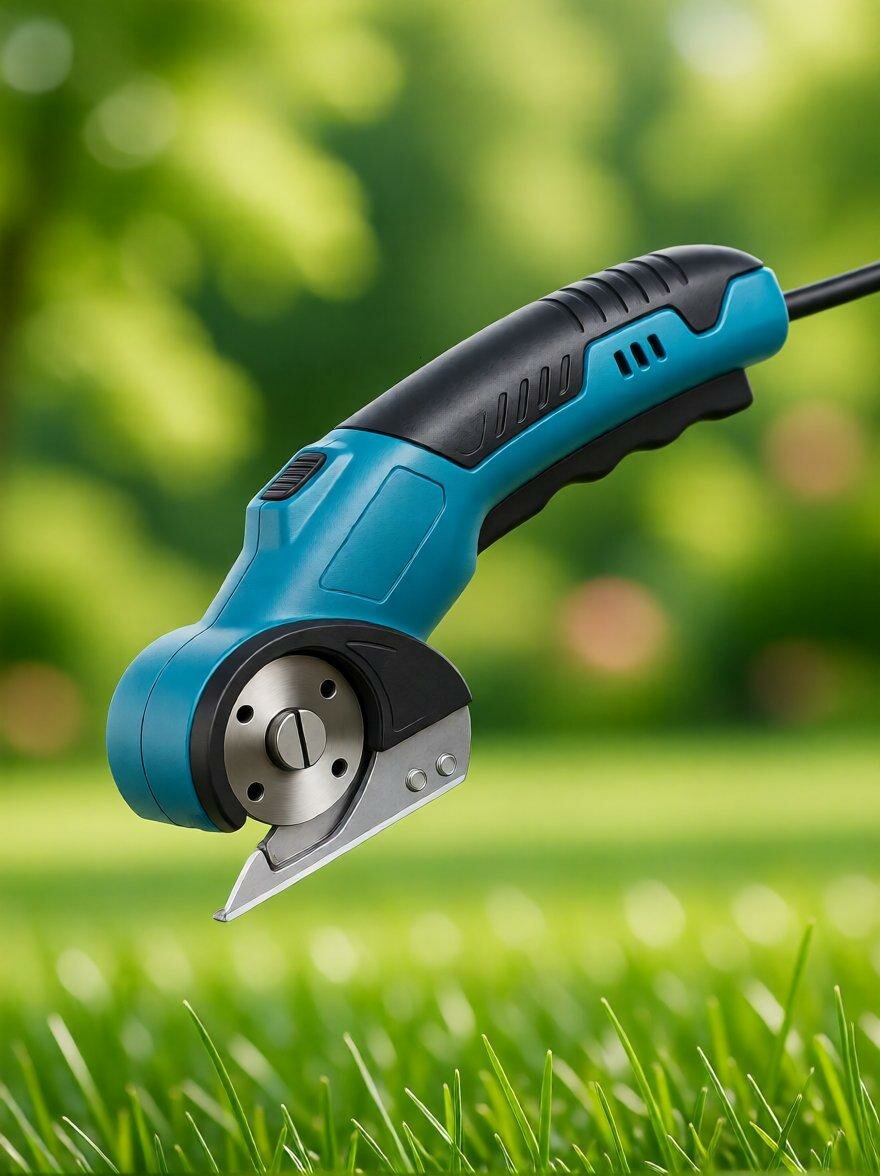 Электроножницы литиевые, 4 В, Синий