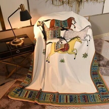 Hermes Плед плюшевый , Софт, 130 см х 150 см