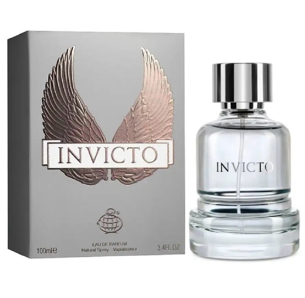 Парфюм Fragrance World "Invicto", мужской, древесный, водные ноты, 100мл