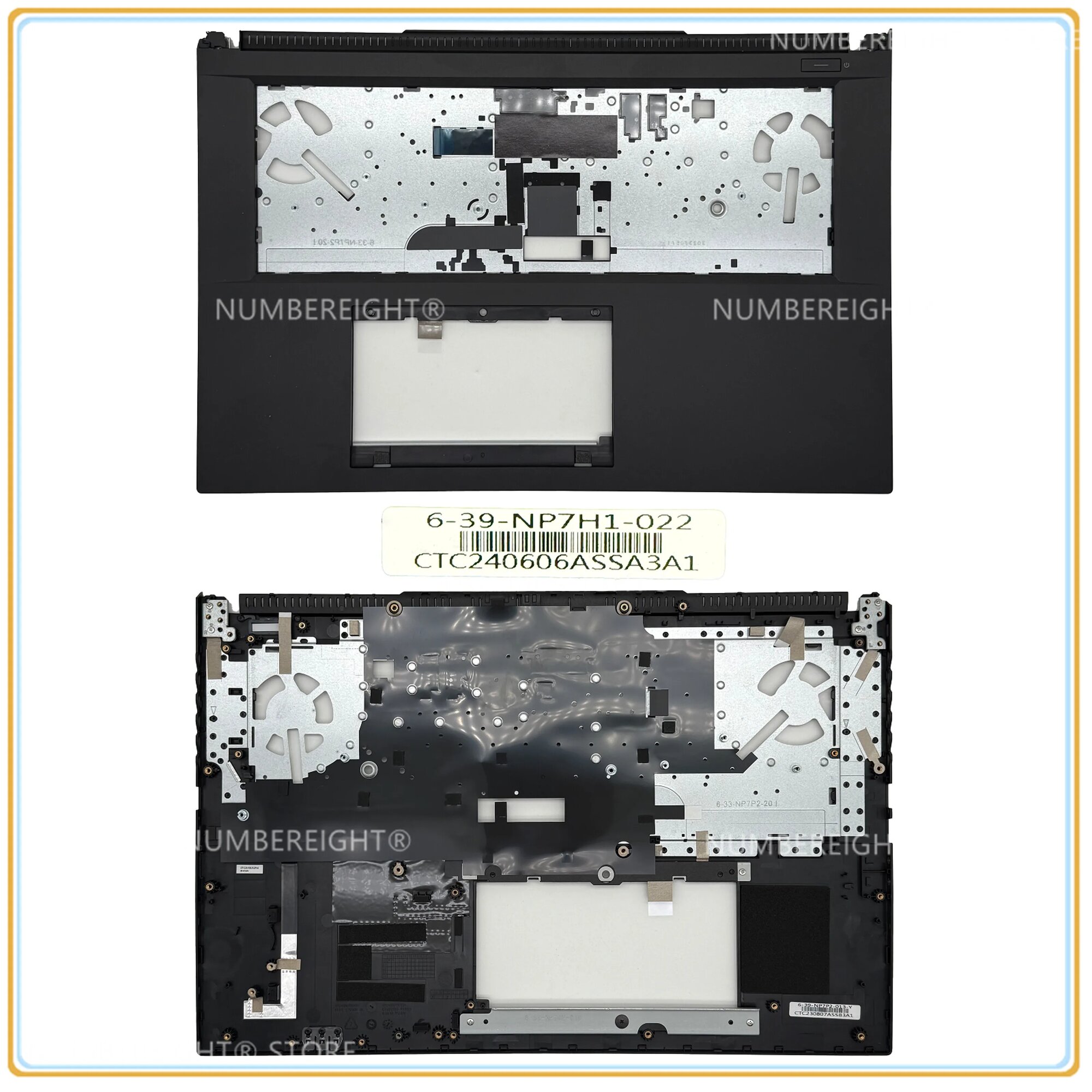 Новый комплект корпусных деталей для Colorful Willing Jiangxing X15 X17 Clevo Black Palmrest X17