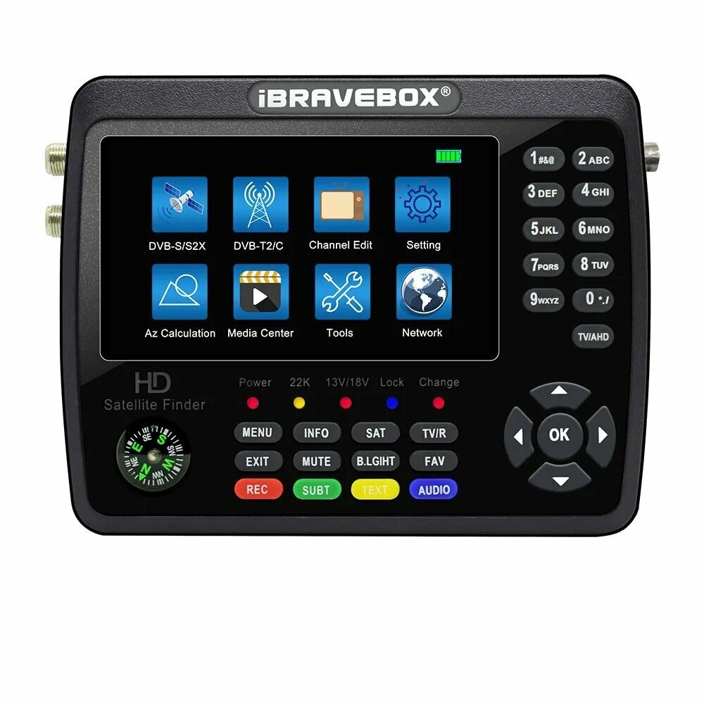DVB-S2X/T2/C+AHD CCTV COMBO V10 Спутниковый искатель — фото 1