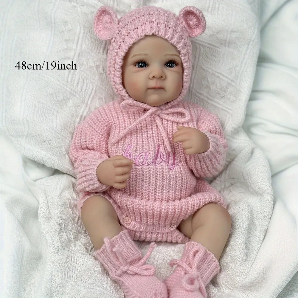 BZDOLL Кукла реборн 48CM реалистичная виниловая Игрушки