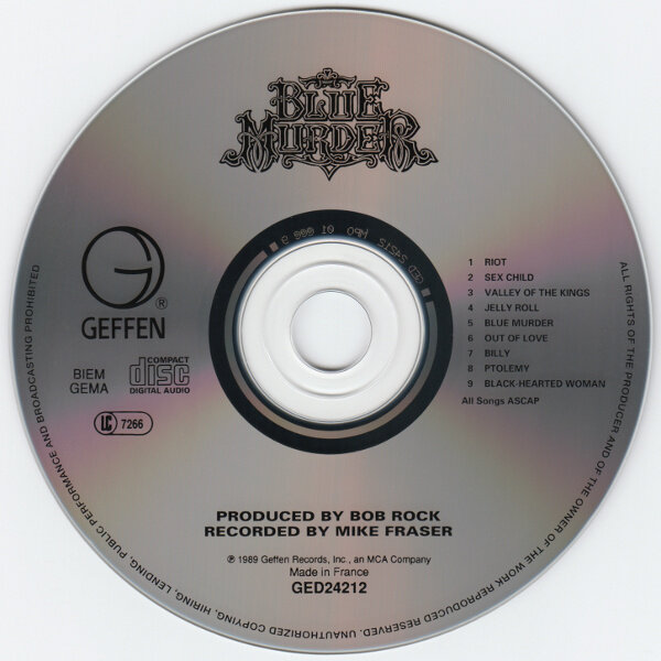 Компакт-диск Blue Murder (1 CD) — фото 1