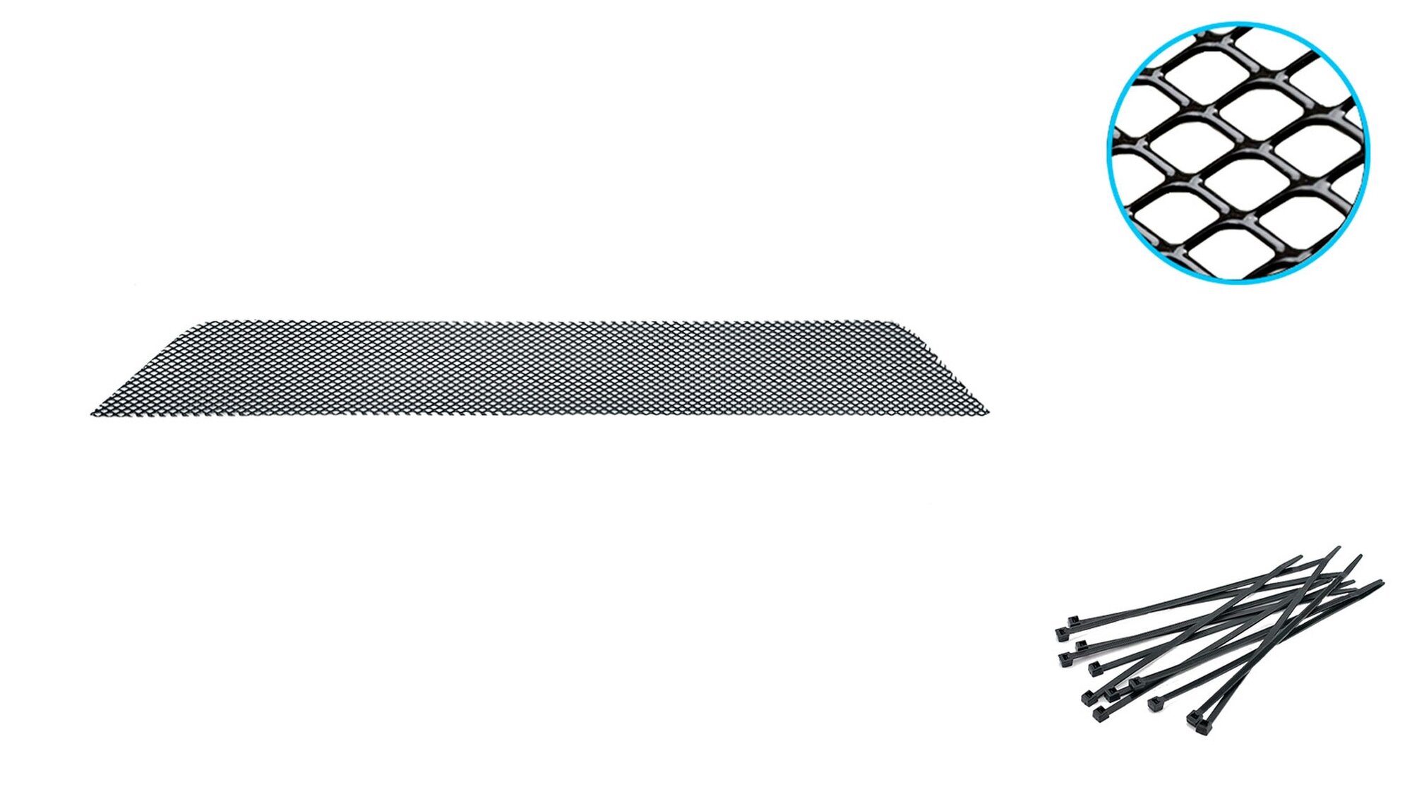 Защитная сетка радиатора для DAEWOO NEXIA (N-150) 2008-2016, низ, 1шт