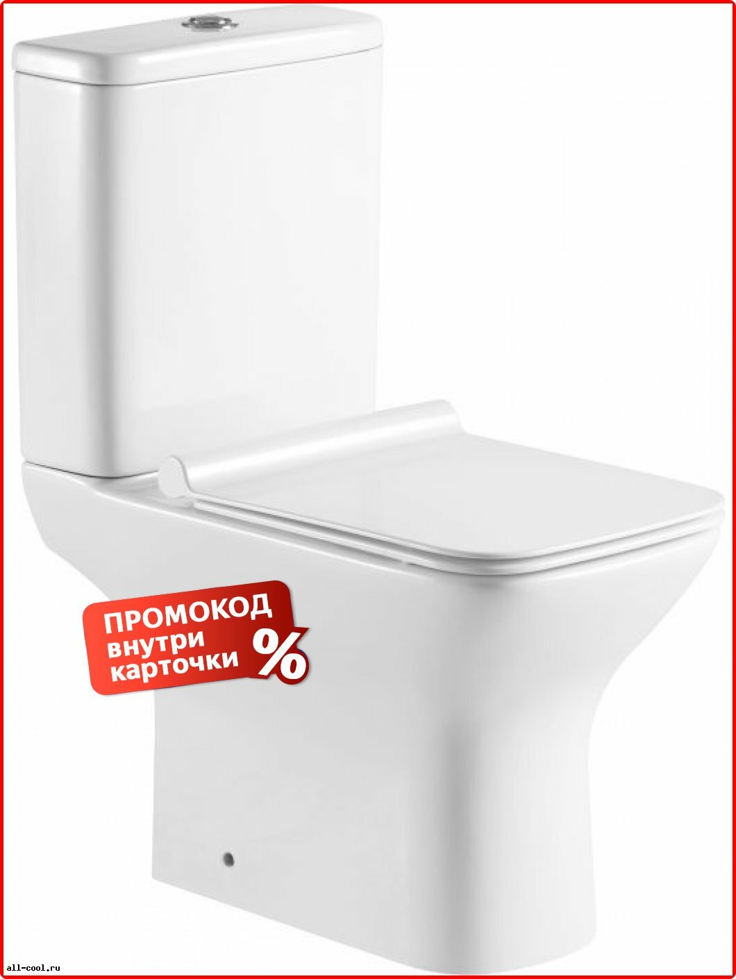 Чаша напольного унитаза Aquanet Loreta 64x39x83, керамика, прямоугольная, напольный, микролифт, антивсплеск, безободковый, горизонтальное (в стену), белый