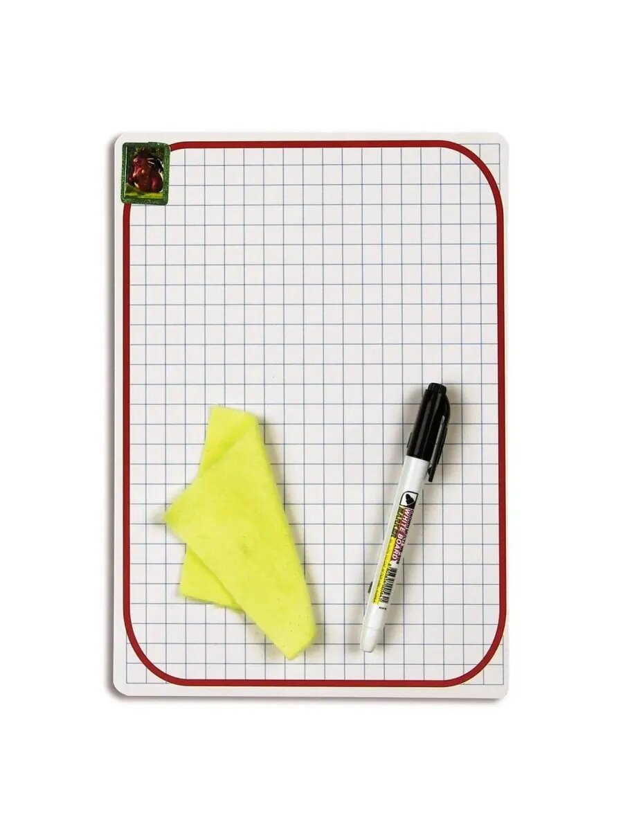 Маркерная доска с маркером для заметок и презентаций