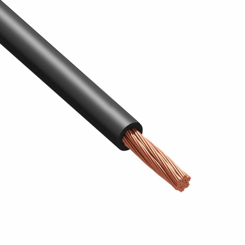 Провод высоковольтный Русский Свет ПуГВнг-LS, 1х6 мм2, 450/750 В, черный