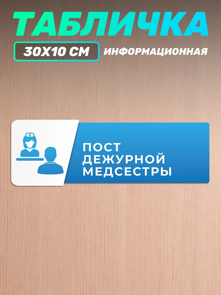 Табличка на дверь информационная Пост дежурной