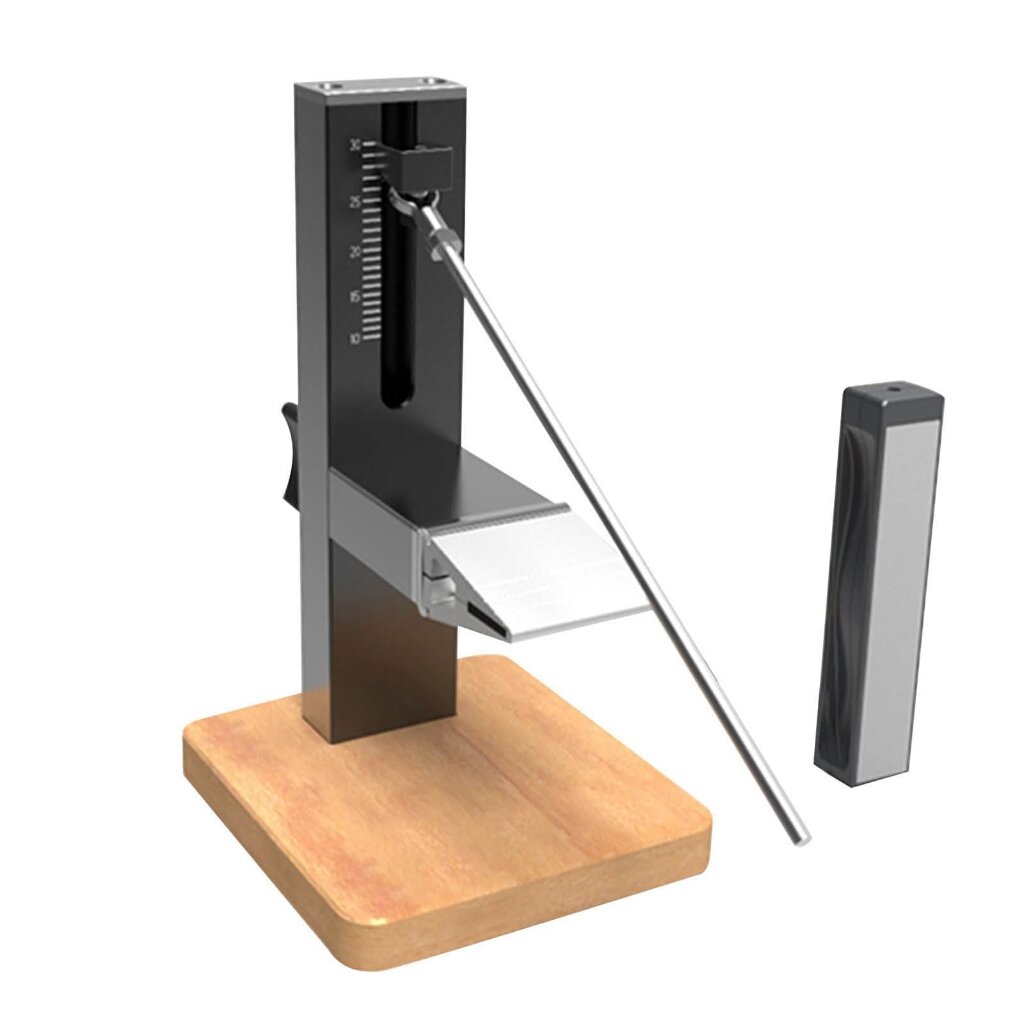 Портативный двухсторонний инструмент для заточки для дома, ресторана, кемпинга, прочный эргономичный дизайн, безопасные держатели лезвий