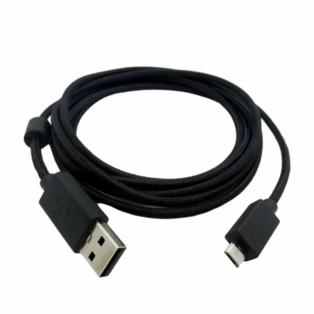 Аудиокабель USB Type-C/Micro-USB 2.0 Type-A, 2 м, черный