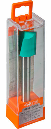 Фреза пазовая для врезки замков Sturm! DxHxL, 26x30x120 мм, хв.12 (RB14-123026)