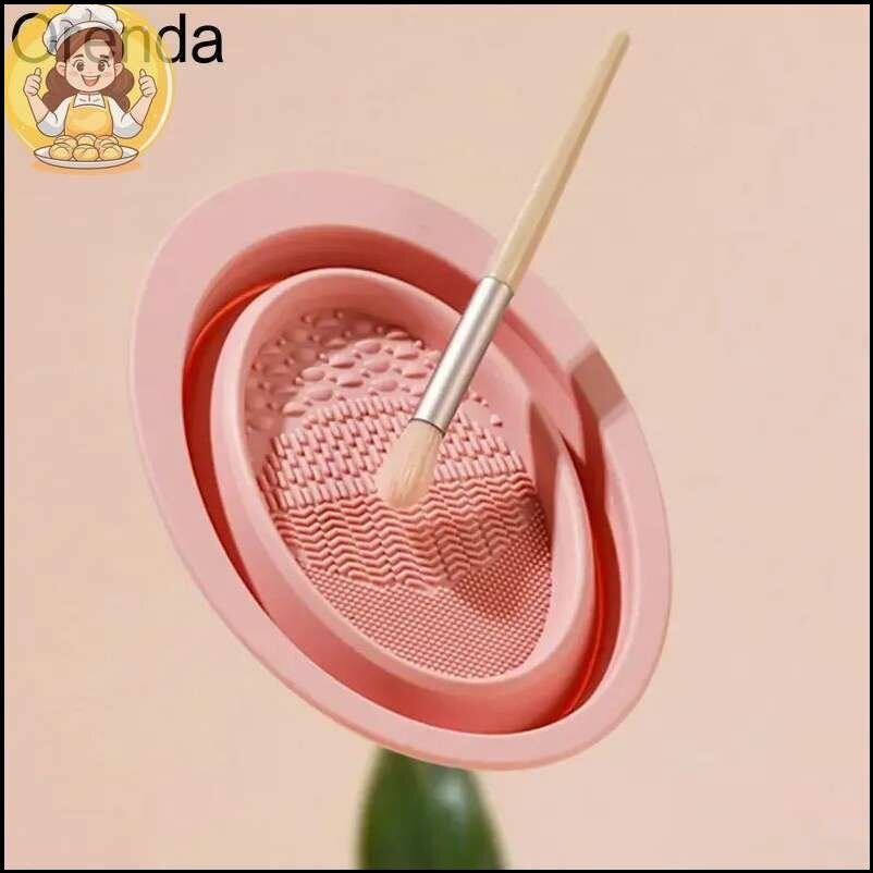 Складной коврик для мытья очистки кистей и спонжей для макияжа