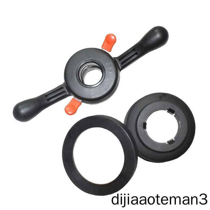 Гайка быстрозажимная для крепления дисков, пластиковая, черная, универсальная