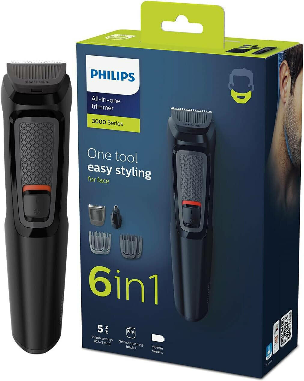 Набор для стрижки универсальный Philips MG3710 Series 3000, черный