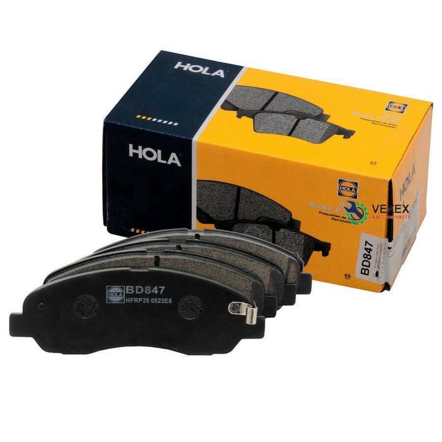 HOLA BD847 Колодки тормозные дисковые