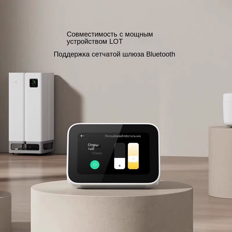 Умный экран для дома с голосовым управлением, Bluetooth 5.0, колонка IPX4, для кухни и гостиной, встроенный аккумулятор, сенсорное управление