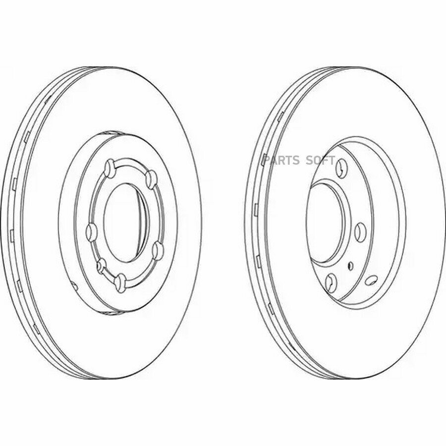 FERODO DDF927 Диск тормозной