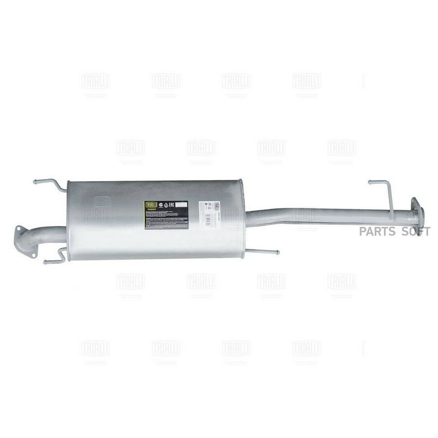TRIALLI EAM0349 Глушитель для а/м Toyota Land Cruiser Prado (02-) 4.0i V6 доп. (резона