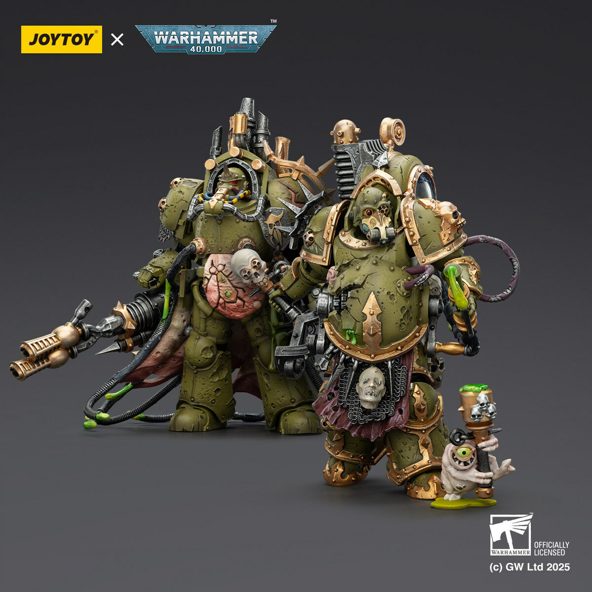JOYTOY Dark Source Death Guard Грязный патоген Вирус Лорд Чумной воин Модель воина чумы Игровая фигурка