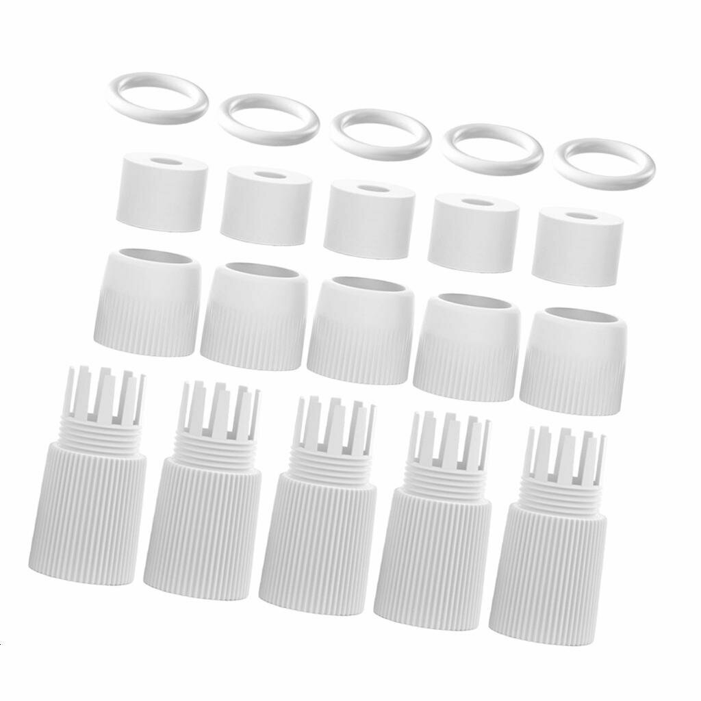 Коннекторы RJ45 IP67, 5 шт, Белый