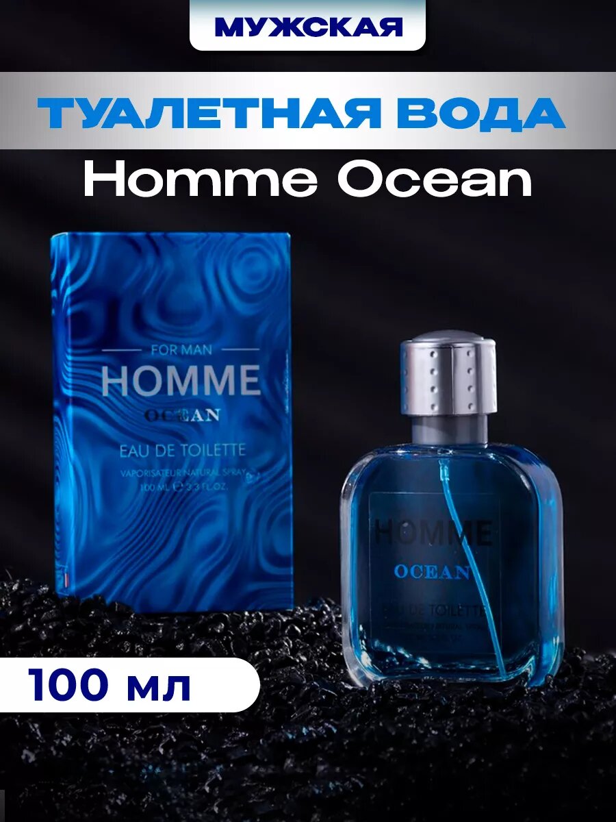 Туалетная вода мужская Homme Ocean, по мотивам известных ароматов, 100 мл