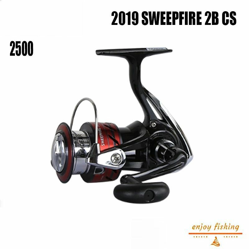 2019 SWEEPFIRE 2B CS 2500 Спининговая катушка рыболовная катушка Два. Рыбная кружка