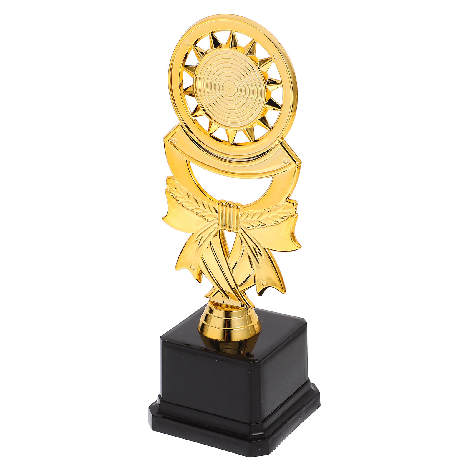 Пластиковый золотой трофей для декора и награждения в соревнованиях 3 шт
