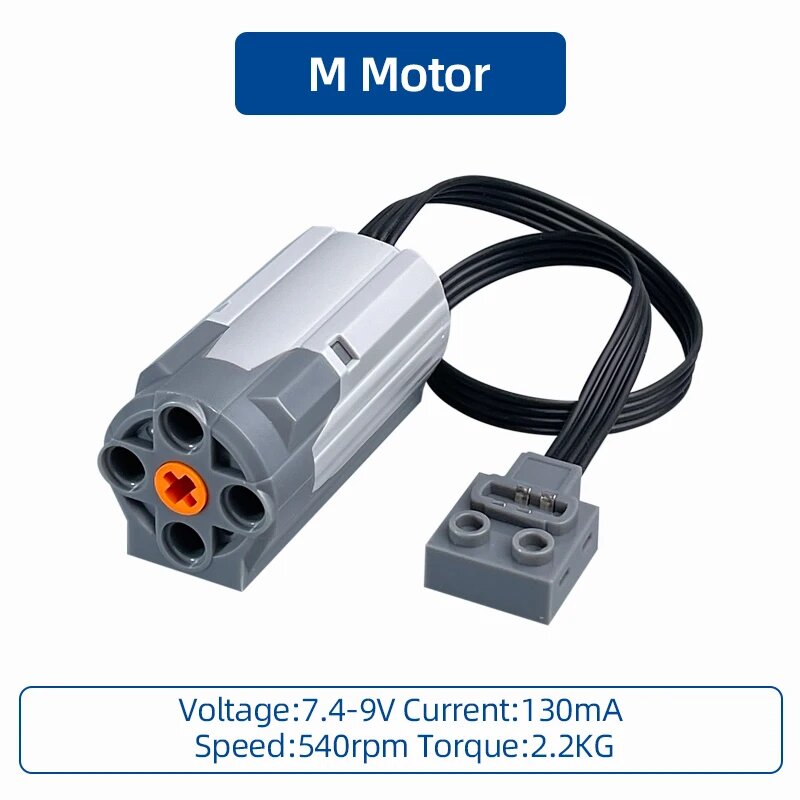 M Motor, Voltage: 7.4-9V, Speed: 540rpm, Torque: 2.2KG, Color: G01