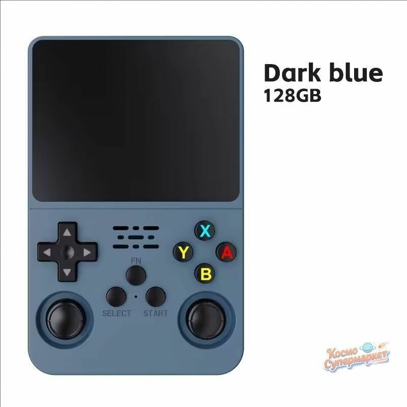 Портативная игровая консоль R36S, 3,5-дюймовый IPS-экран, 128 ГБ, классические игровые консоли в стиле ретро, система Arkos, портативный карманный видеоигровой плеер