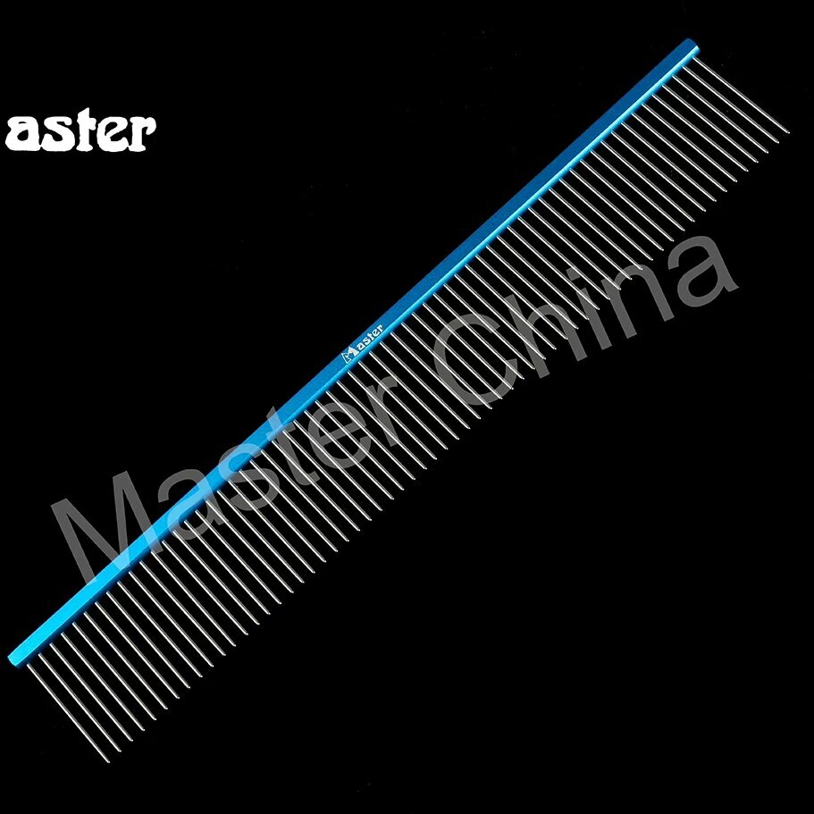 Профессиональная щетка ｍａｓｔｅｒ M-25H для ухода за шерстью кошек и собак - Светло-голубой