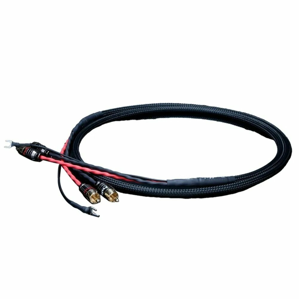 Кабель Hi-Fi Phono с заземляющим проводом для проигрывателя виниловых пластинок OFC к заземляющему лепестковому штекеру для усилителя CD