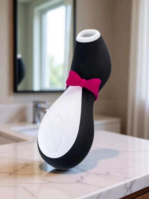 Вакуумный бесконтактный стимулятор клитора вибратор Satisfyer Pro Penguin