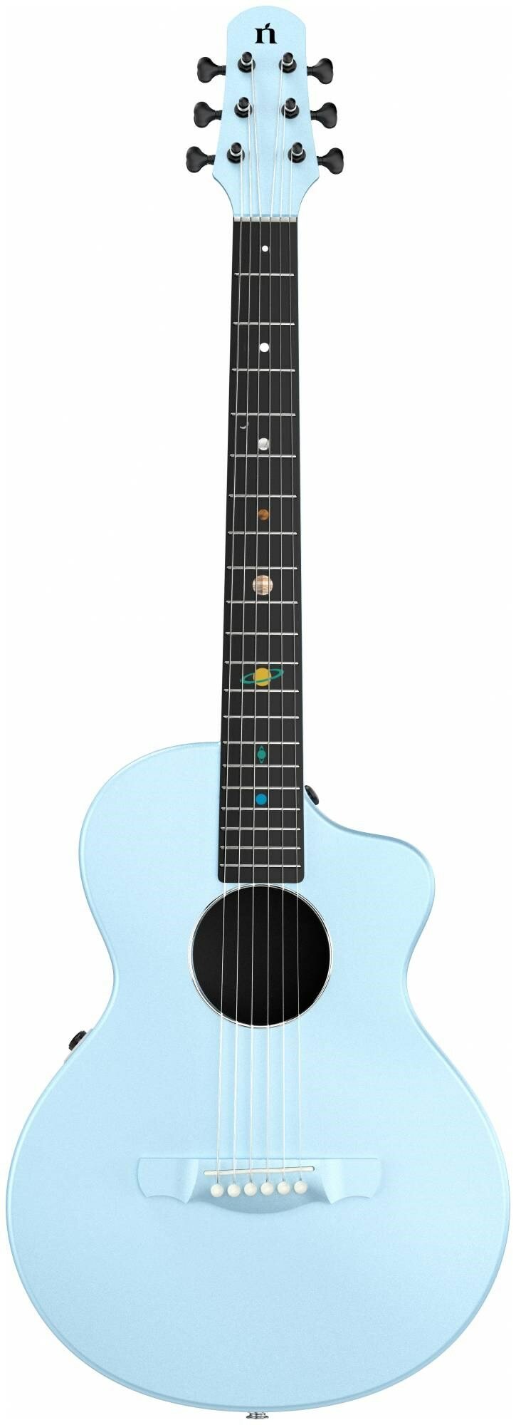 NATASHA Nebula Asteroid NSX Ocean Blue - Гитара трансакустическая